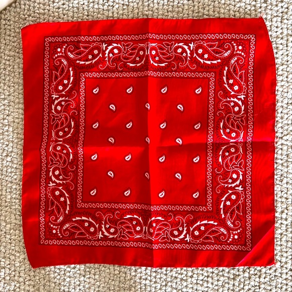 Accessories | Bandana Red White Size 2x20 New | Poshmark